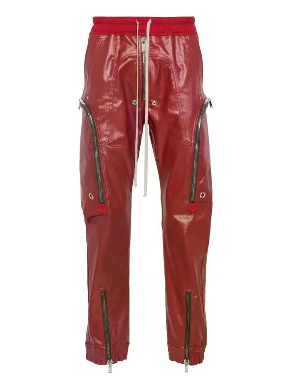 Rick Owens Bauhaus Cargo Trousers - Red