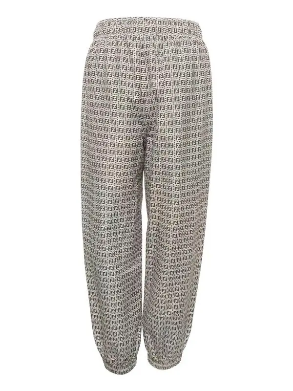 Fendi Ff Monogram Track Pants - Neutrals