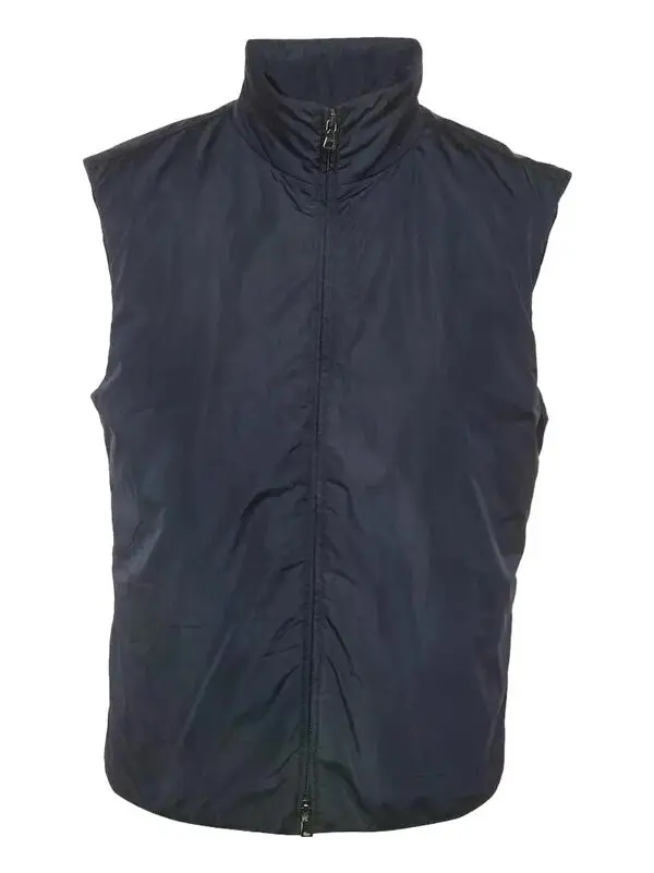 Prada Sleeveless Zip-up Vest - Blue