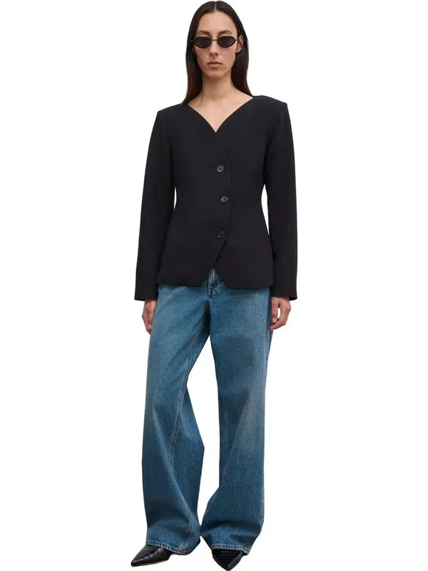 HOUSE OF DAGMAR Single-breasted Dinner Jacket - Black