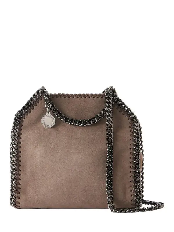 Stella McCartney Falabella Mini Vegetarian Material Shoulder Bag - Brown