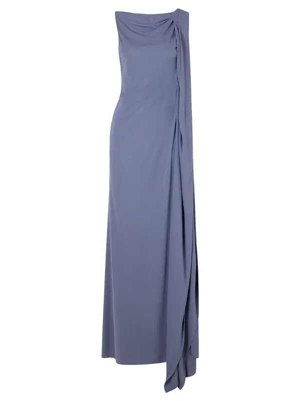 KALLMEYER Roma Matte-jersey Gown - Blue