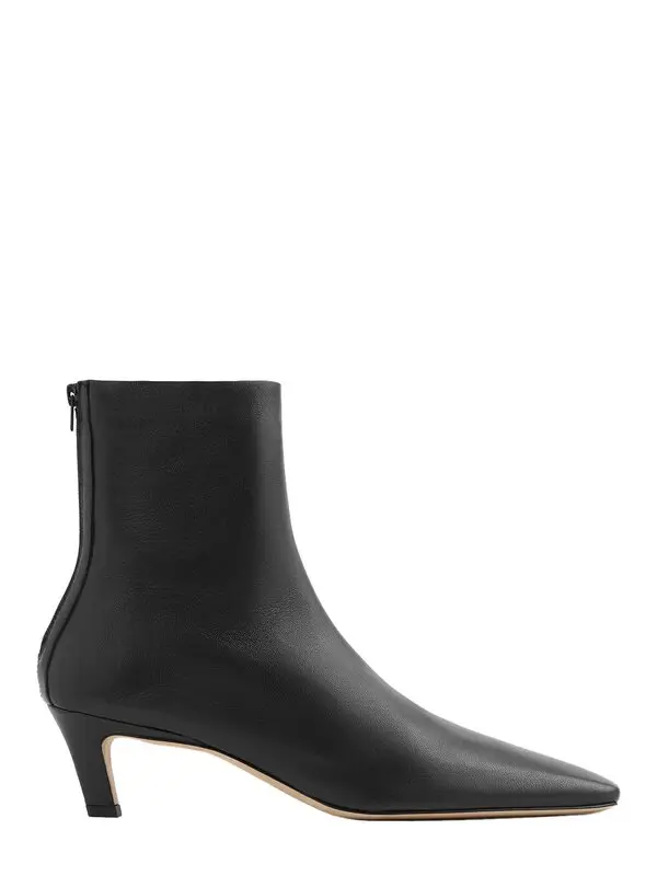 TOTEME Nappa Mid-heel Boots - Black