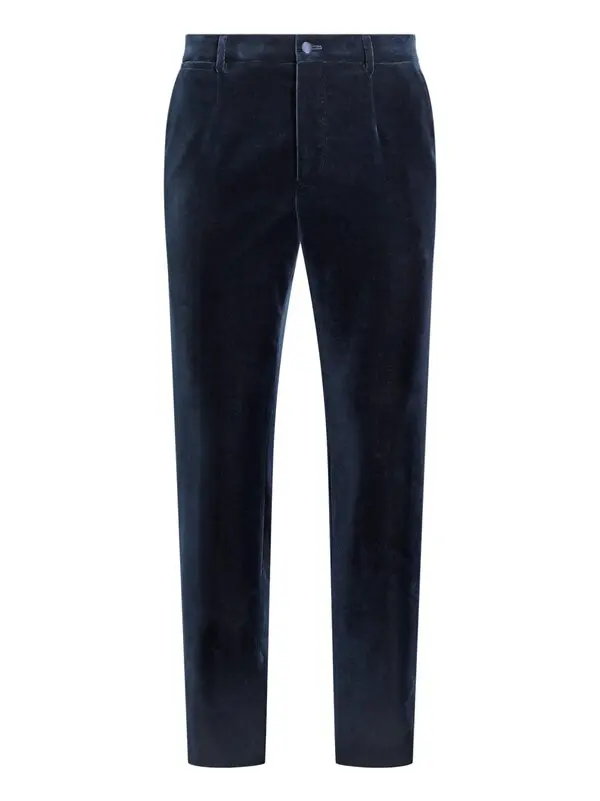 Dolce & Gabbana Velvet Trousers - Blue