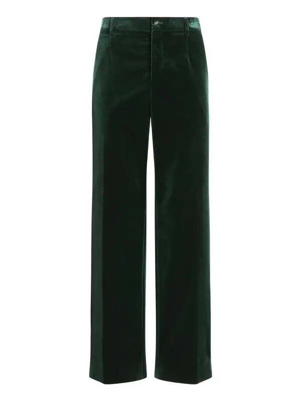 Dolce & Gabbana Velvet Trousers - Green