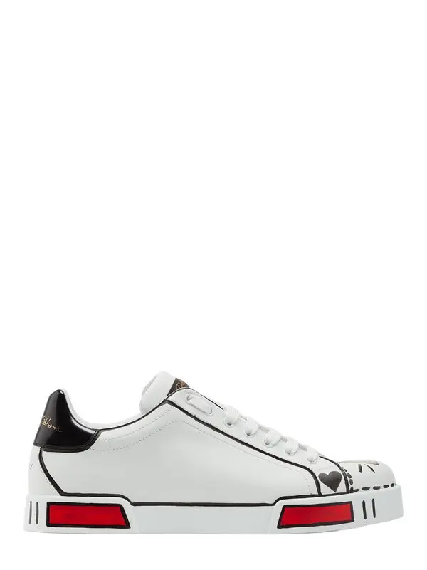 Dolce & Gabbana Limited Edition Portofino Sneakers - White