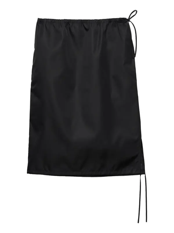 Prada Re-nylon Pencil Skirt - Black