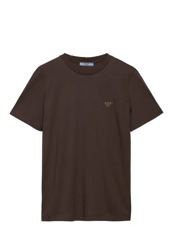 Prada Jersey T-shirt - Ebony