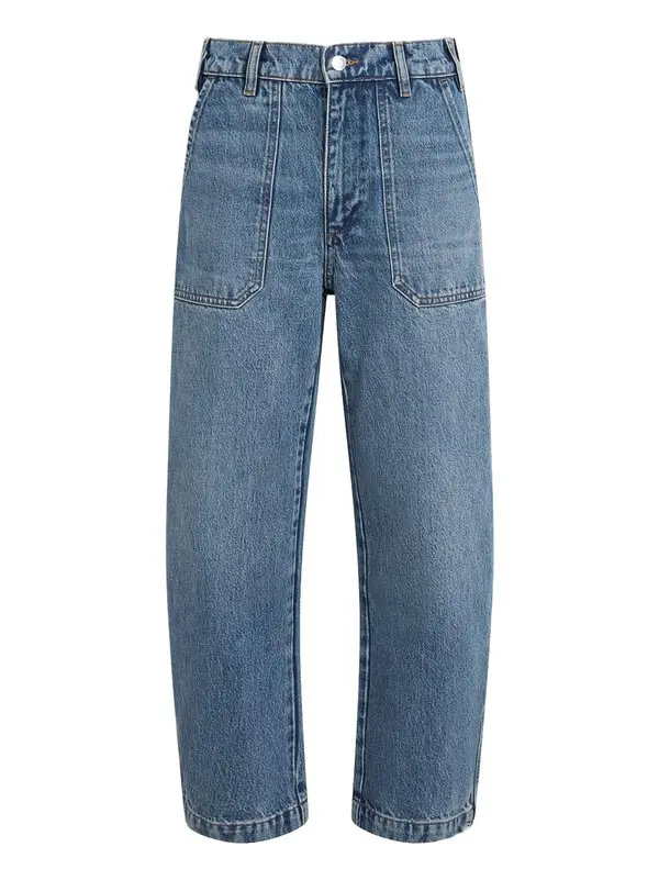 FRAME The Ranger Barrel Leg Jeans - Blue