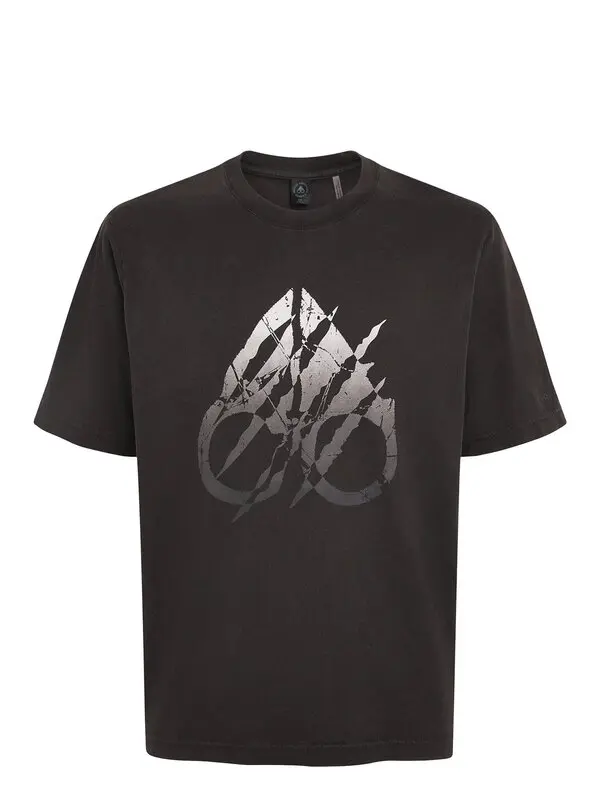 Moose Knuckles Cotton Logo T-shirt - Black