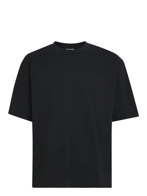 Sandro Cotton Oversized T-shirt - Black