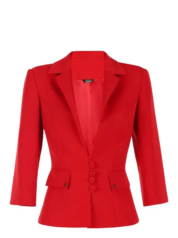 LUNA FASHION HOUSE Tailo Blazer, Alexa - Red