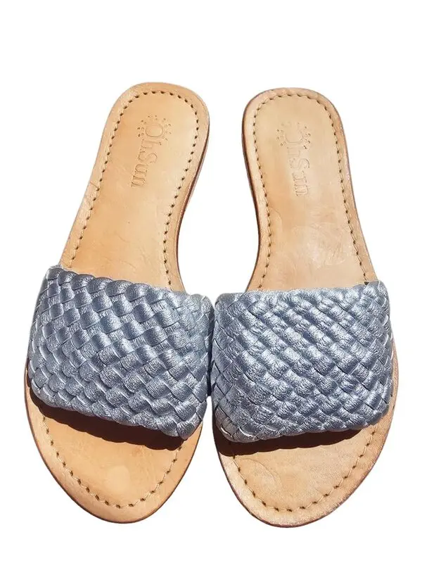 OHSUN Paloma Slides - Silver