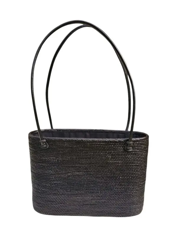 OHSUN Lola Rattan Tote - Black