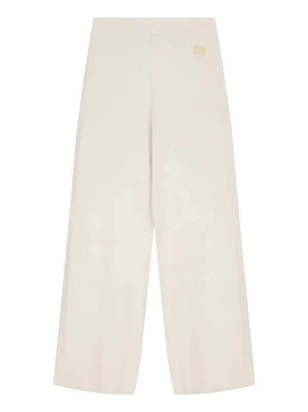 Armani Exchange Knitted Recycled Viscose Trousers - Beige