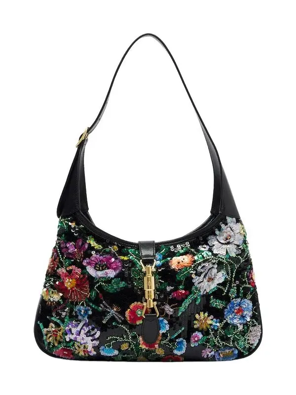 Gucci Jackie 1961 Medium Sequined Shoulder Bag - Multicoloured