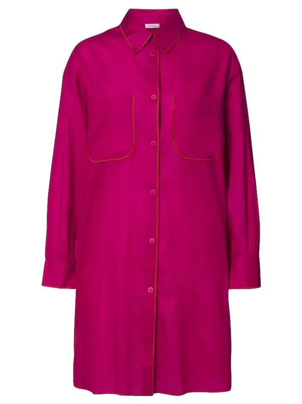 ERES Phare Cotton Voile Shirt Dress - Pink