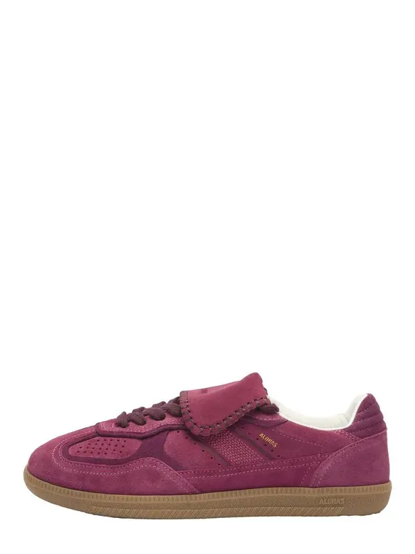 ALOHAS Suede Leather Sneakers - Suede Raspberry