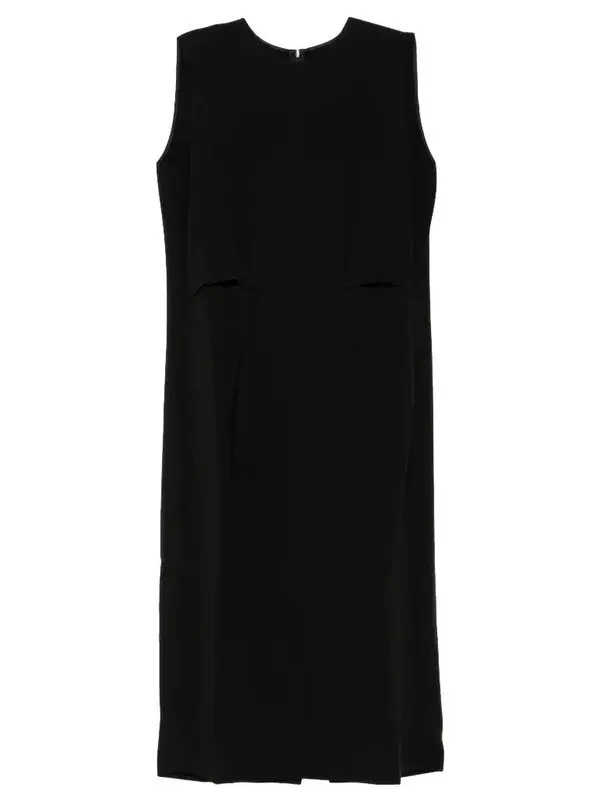 JNBY Waist-cutout Midi Dress - Black