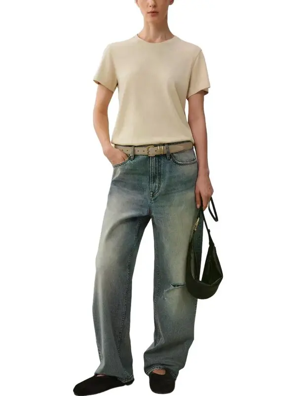 LESS Cut-out Jeans - Blue