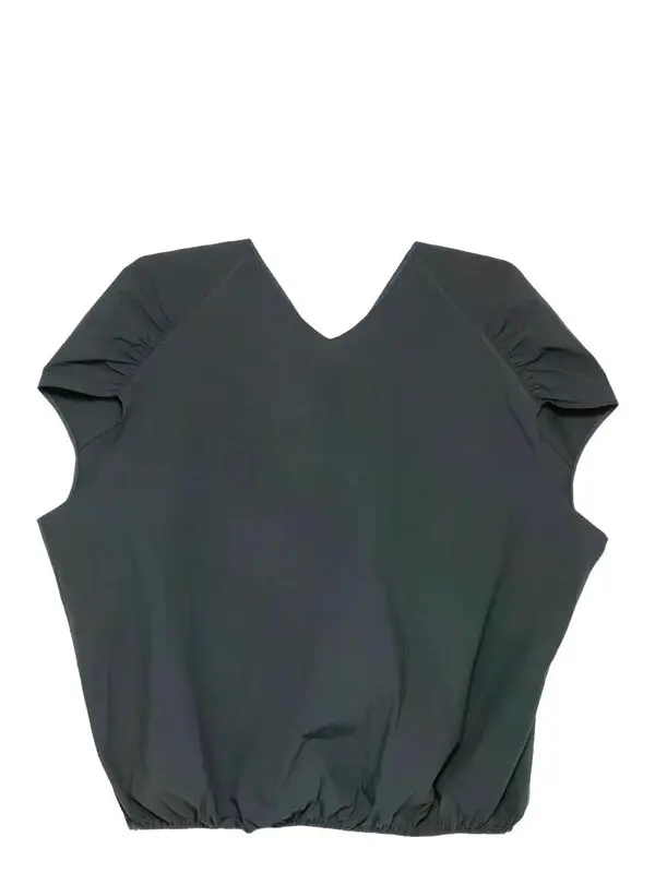 LESS O-silhouette Blouse - Grey