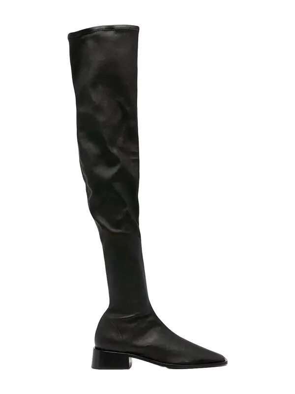 NEOUS Leather Over-the-knee Boots - Black