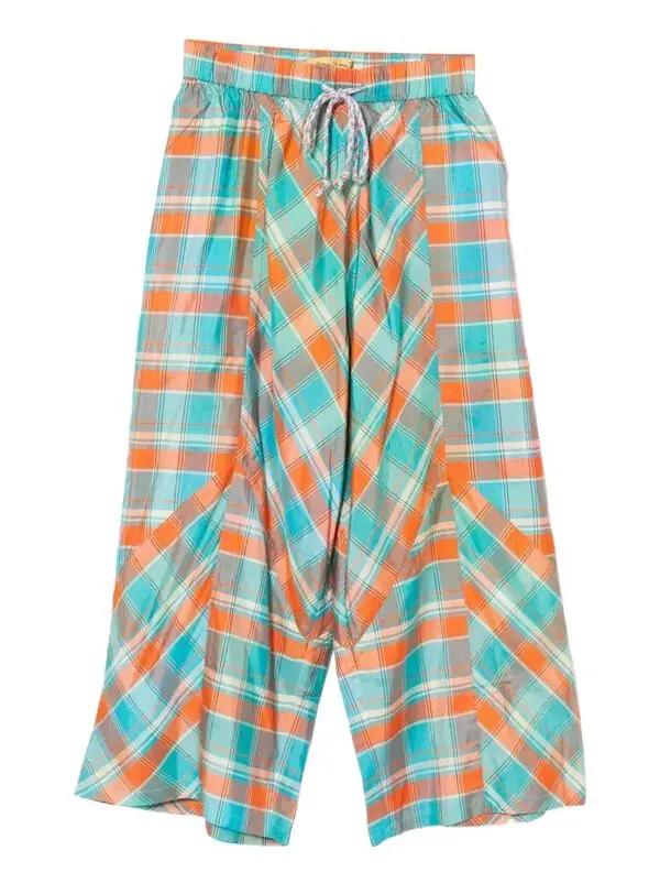 PENULTIMATE Checked Trousers - Blue