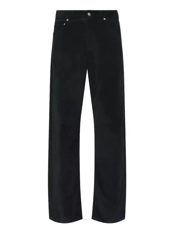 MAISON MARGIELA Overdyed Moleskin Trousers - Black