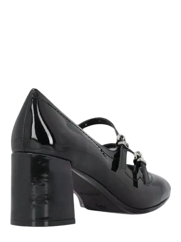 Pinko Patent-finish Brogue Detail Pumps - Black