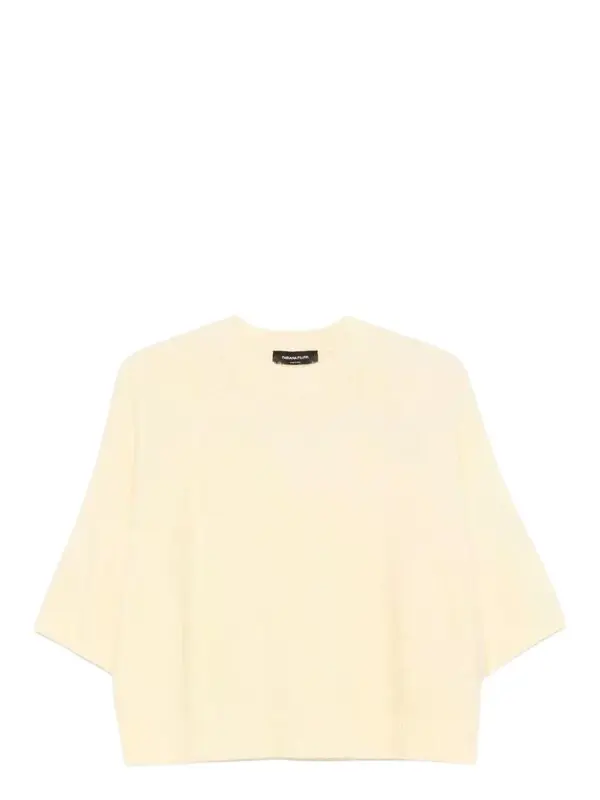 Fabiana Filippi Sequin-embellished Raglan-sleeve Sweater - Yellow