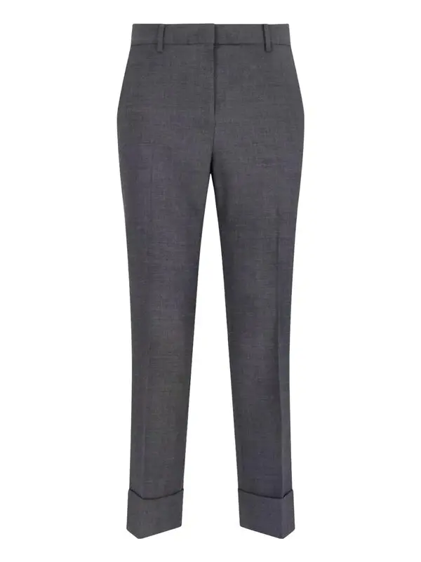 Incotex Pressed-crease Tailored Trousers - Grey