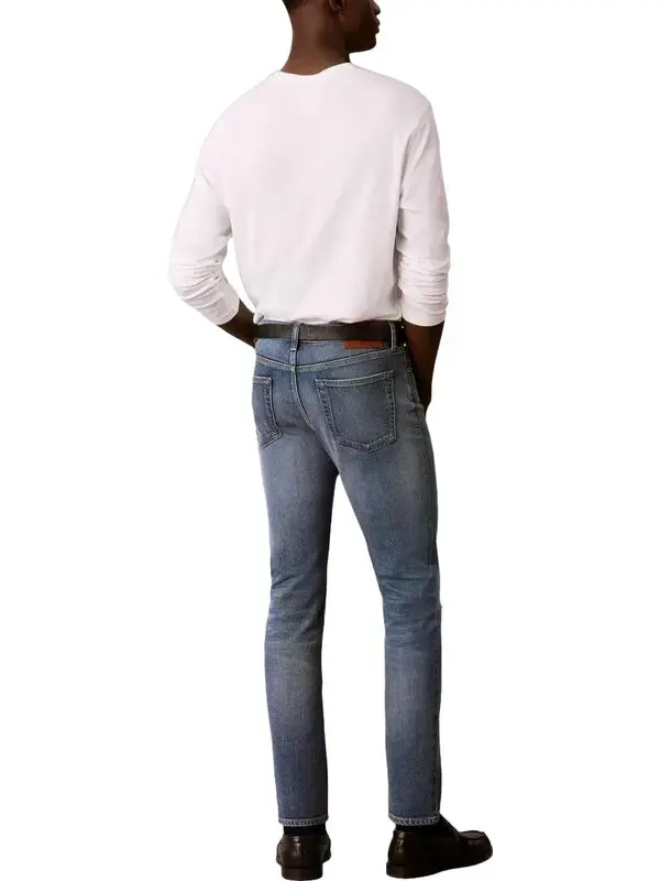 Calvin Klein Distressed Slim-fit Jeans - Blue