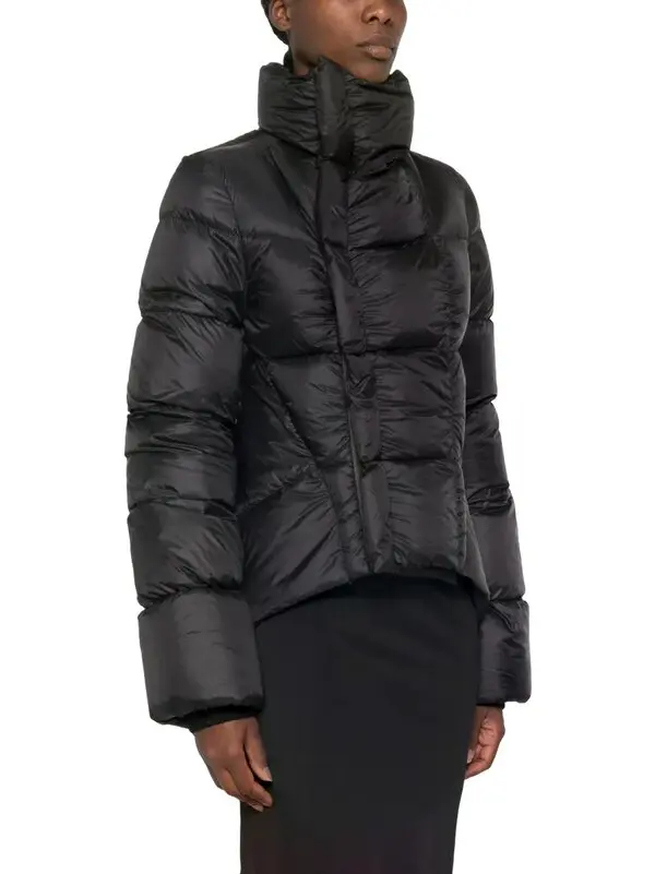 Rick Owens Quilted High-neck Jacket - Black