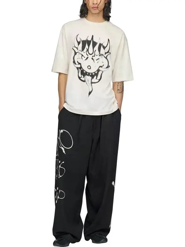 Y3 Chito Graphic Short Sleeve Tee - Neutrals