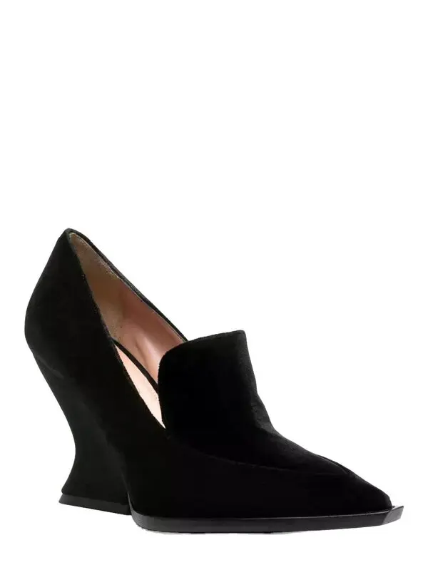 Alberta Ferretti Sculpted Heel Pumps - Black