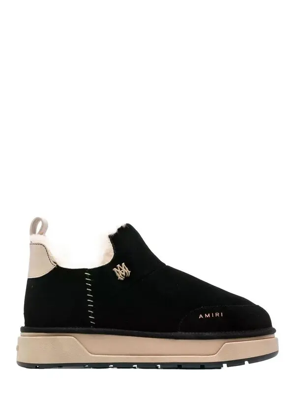 Amiri Malibu Shearling Ankle Boots - Black