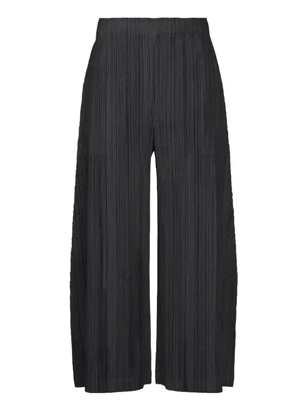 Issey Miyake Elasticated Waistband Trousers - Black