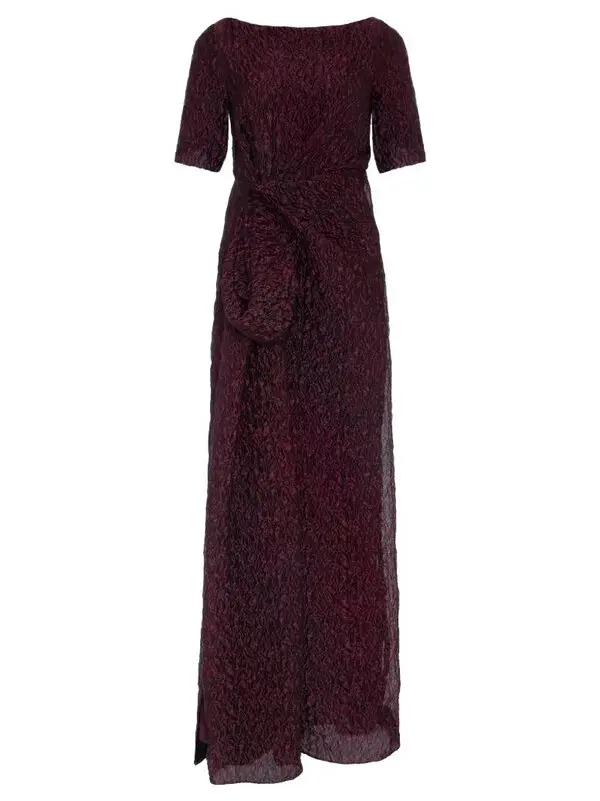 ROKSANDA Syla Knotted-waist Maxi Dress - Red