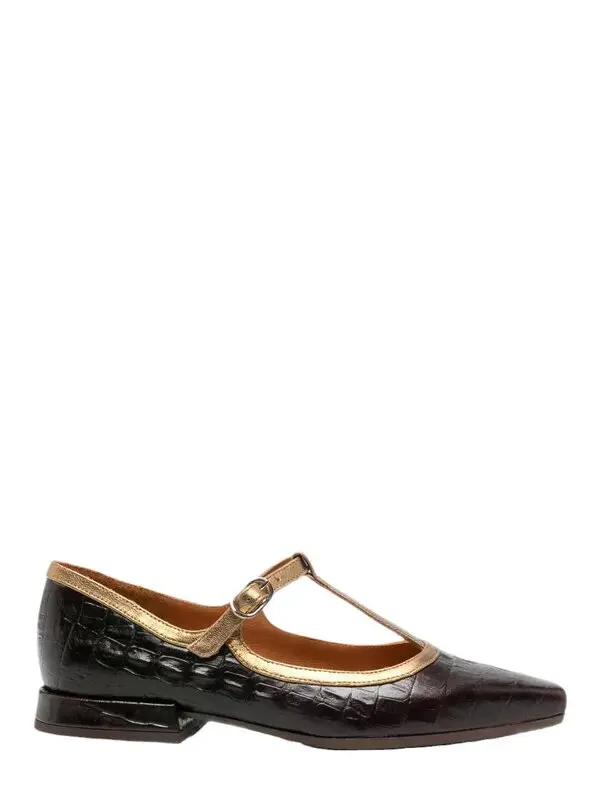 Chie Mihara Leather Pumps - Brown