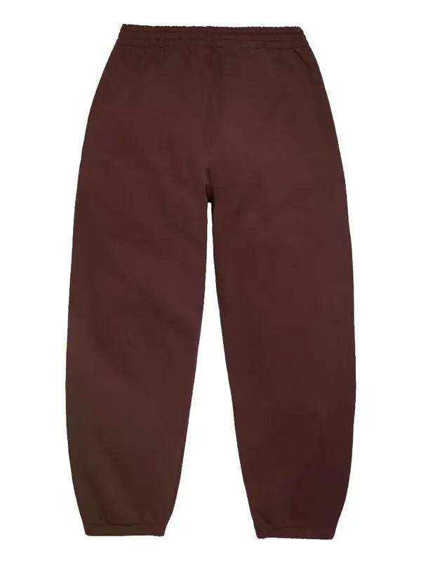 DENIM TEARS Chenille-embroidered Track Pants - Brown