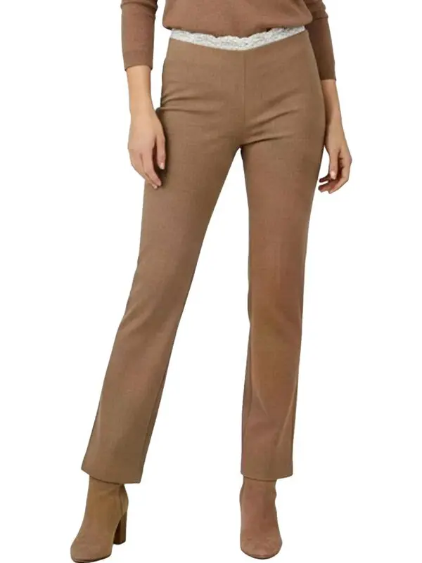 Magda Butrym Embellished Straight-leg Trousers - Brown