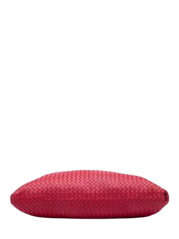 Bottega Veneta 2012-2026 Maxi Nappa Intrecciato Convertible Tote Travel Bag - Red