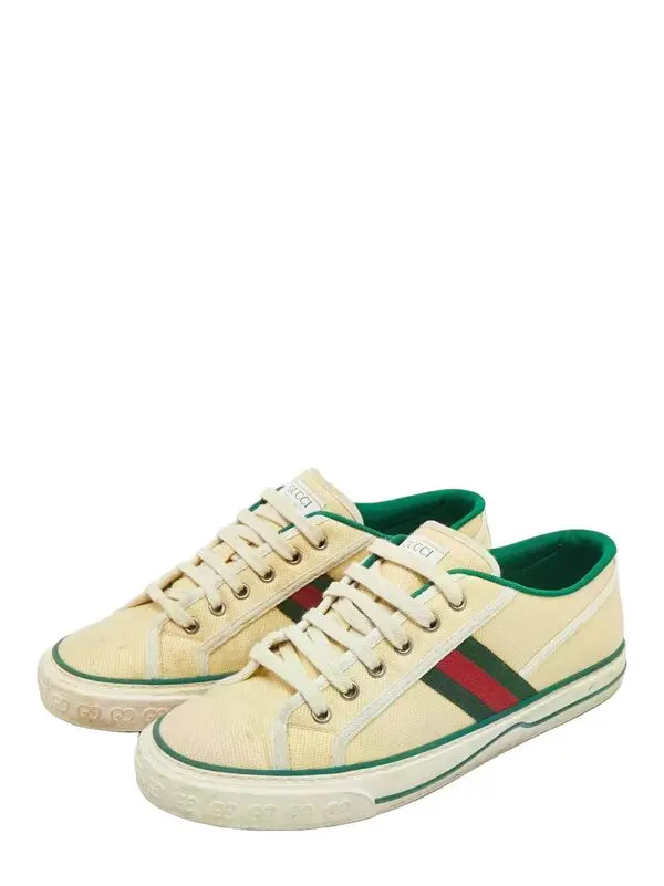Gucci 1977 Tennis Web Sneakers - Neutrals