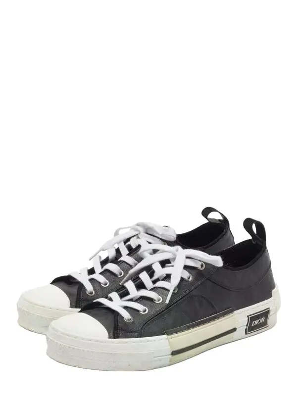Dior B23 Low-top Canvas Sneakers - Black