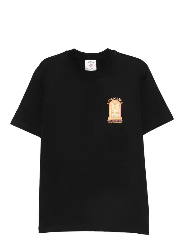 Casablanca Hermons Mirage Arch Graphic-print T-shirt - Black