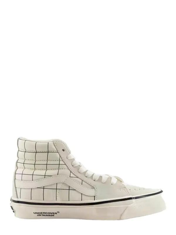 VANS X Undercover Sk8-hi Grid-pattern Sneakers - Neutrals