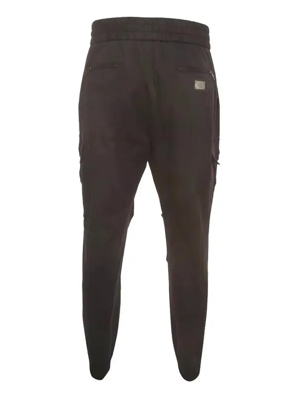 Dolce & Gabbana Drawstring Track Pants - Black