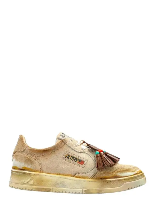 AUTRY Medalist Tassel Detail Sneakers - Neutrals