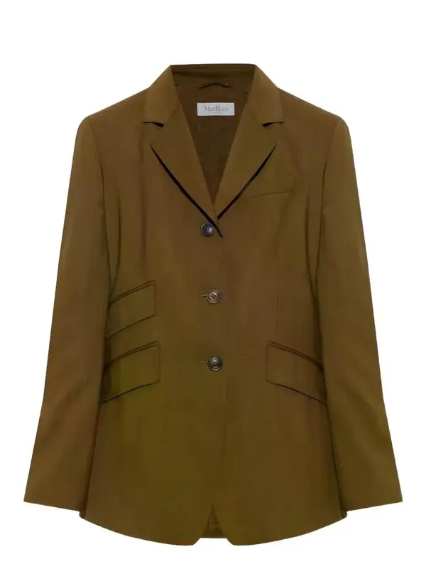 Max Mara Wool Blazer - Brown