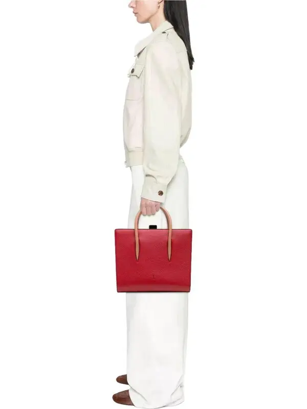 CHRISTIAN LOUBOUTIN Paloma Tote Satchel - Red